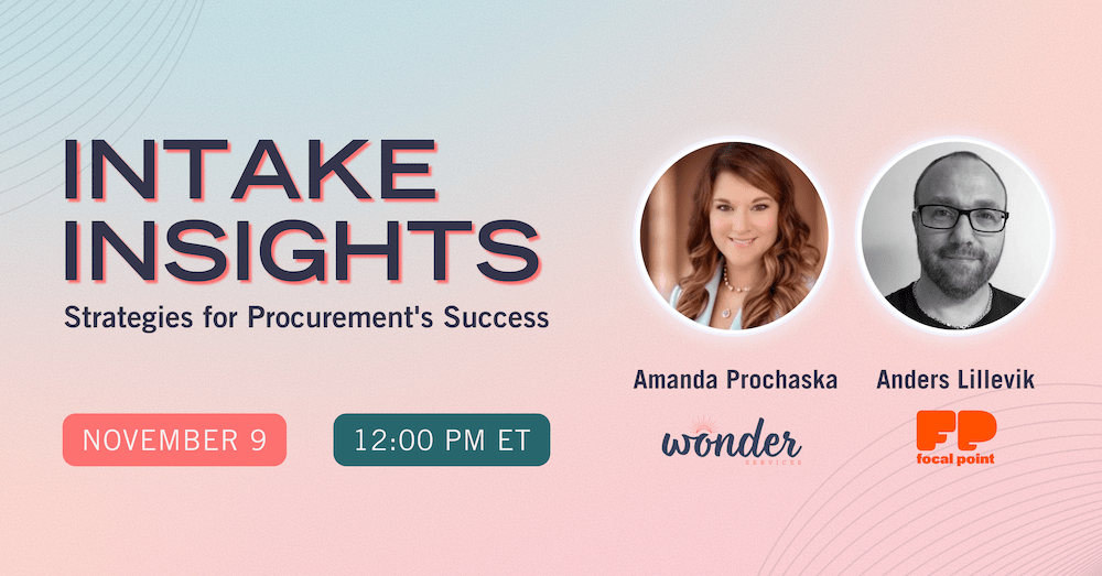 Wonder Services | Intake Insights for Procurement's Success