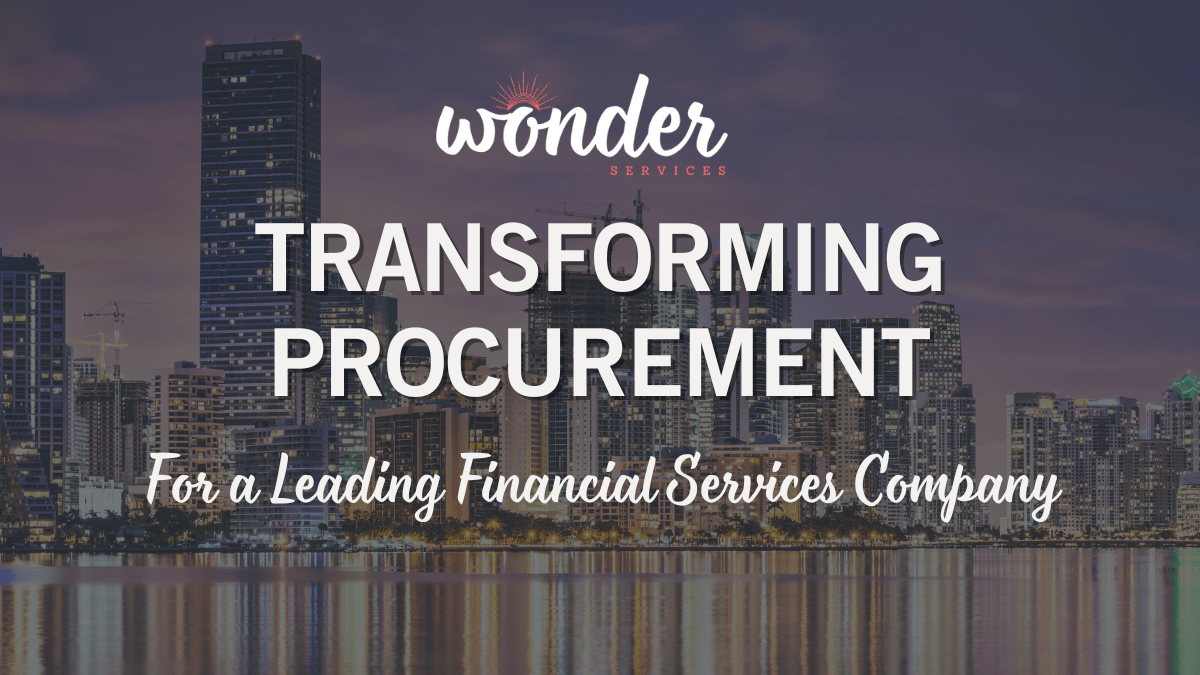 Financial Services Procurement Transformation: Buy Desk Model Delivers ...