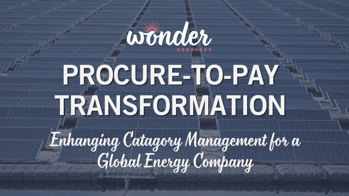 Procure-to-Pay Transformation: Enhancing Category Management for Global ...